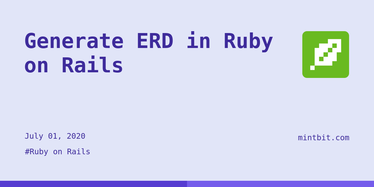 Generate Erd In Ruby On Rails Mintbit