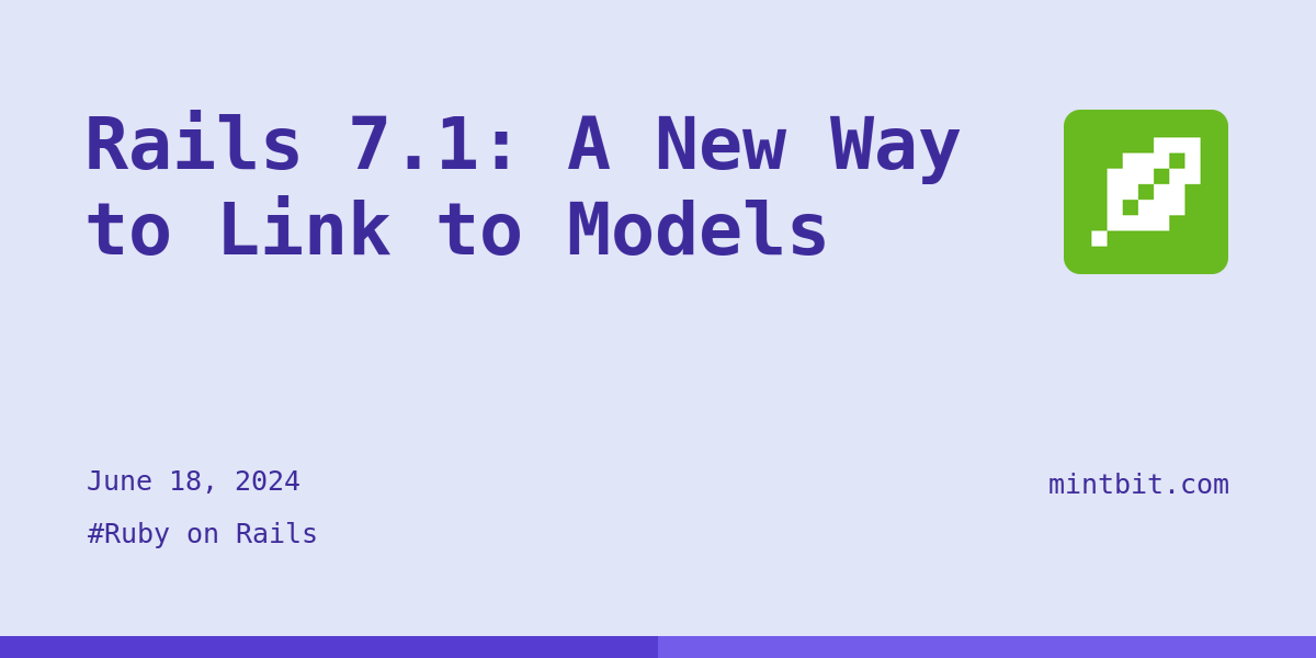 Rails 71 A New Way To Link To Models Mintbit